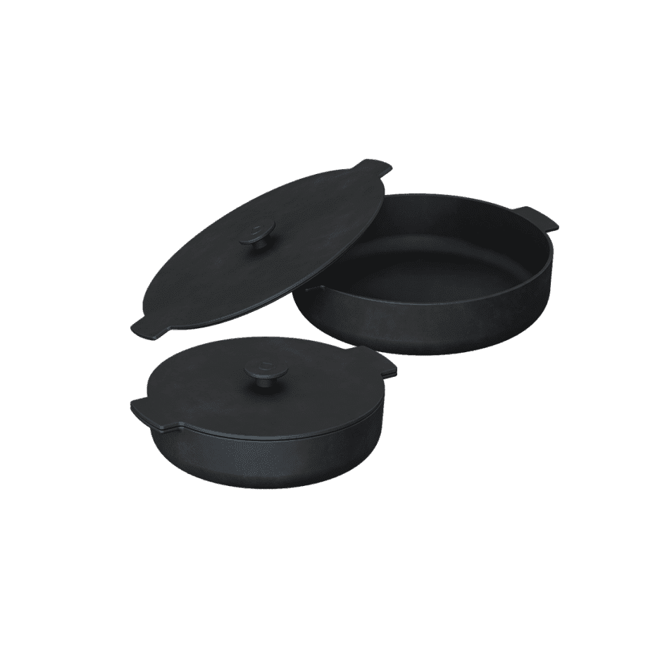 OFYR Gietijzeren braadpannen set – RYMBU